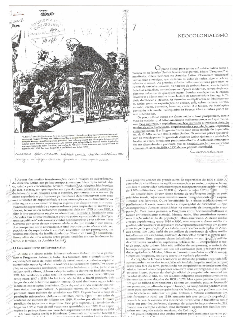 CHASTEEN, Jonh Charles. América Latina Uma Historia de Sangue e Fogo | PDF