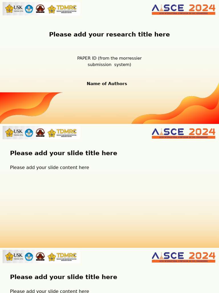 Template PPT Aisce 2024 | PDF