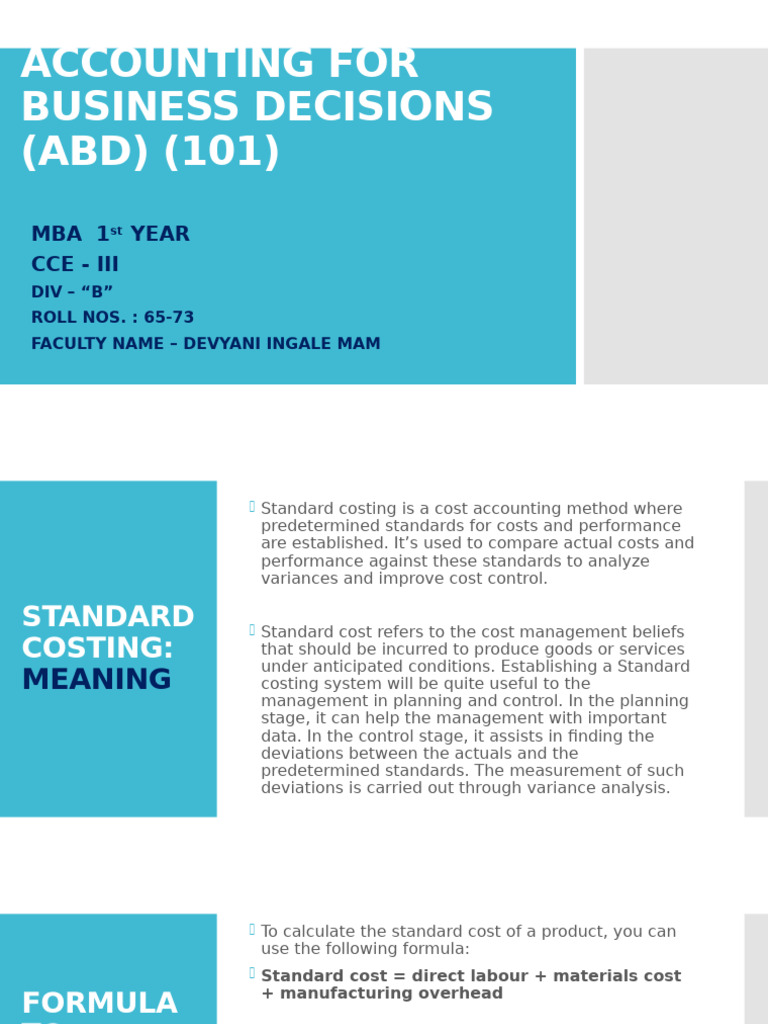 Accounts MBA | PDF