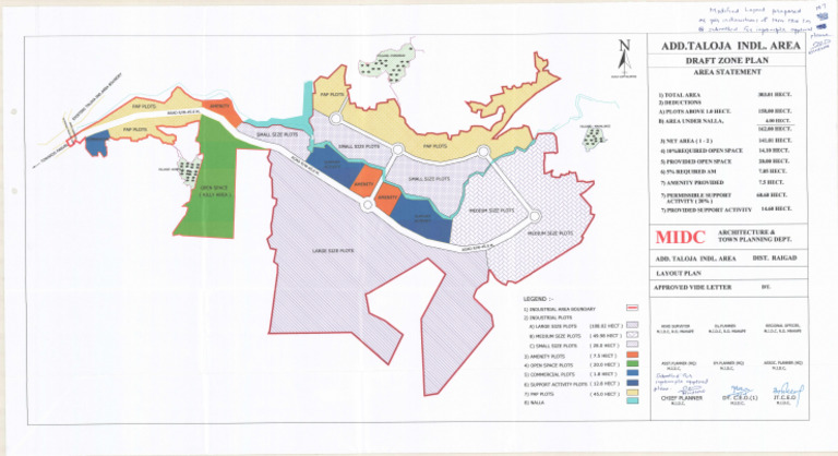 Addl. Taloja (Zone Plan) | PDF