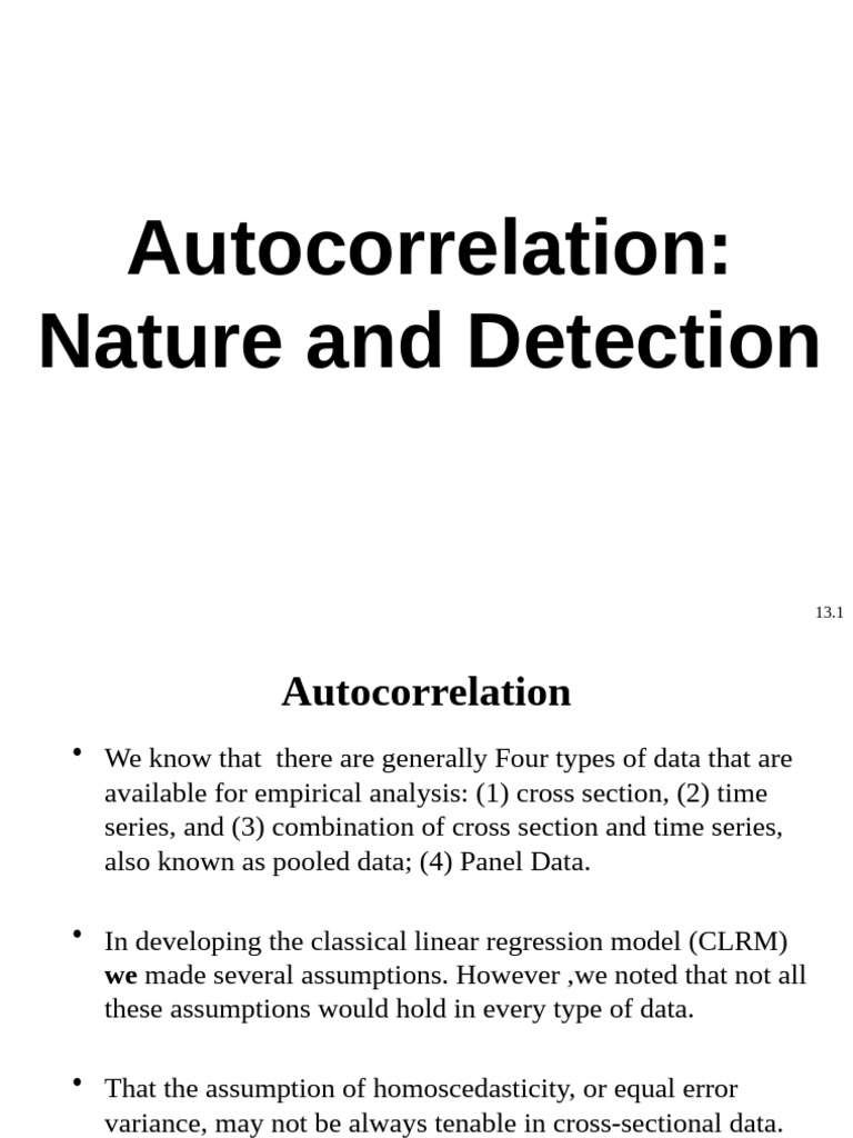 Autocorrelation Modified | PDF