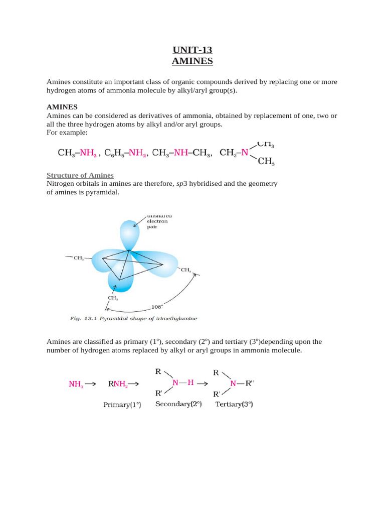Amines | PDF