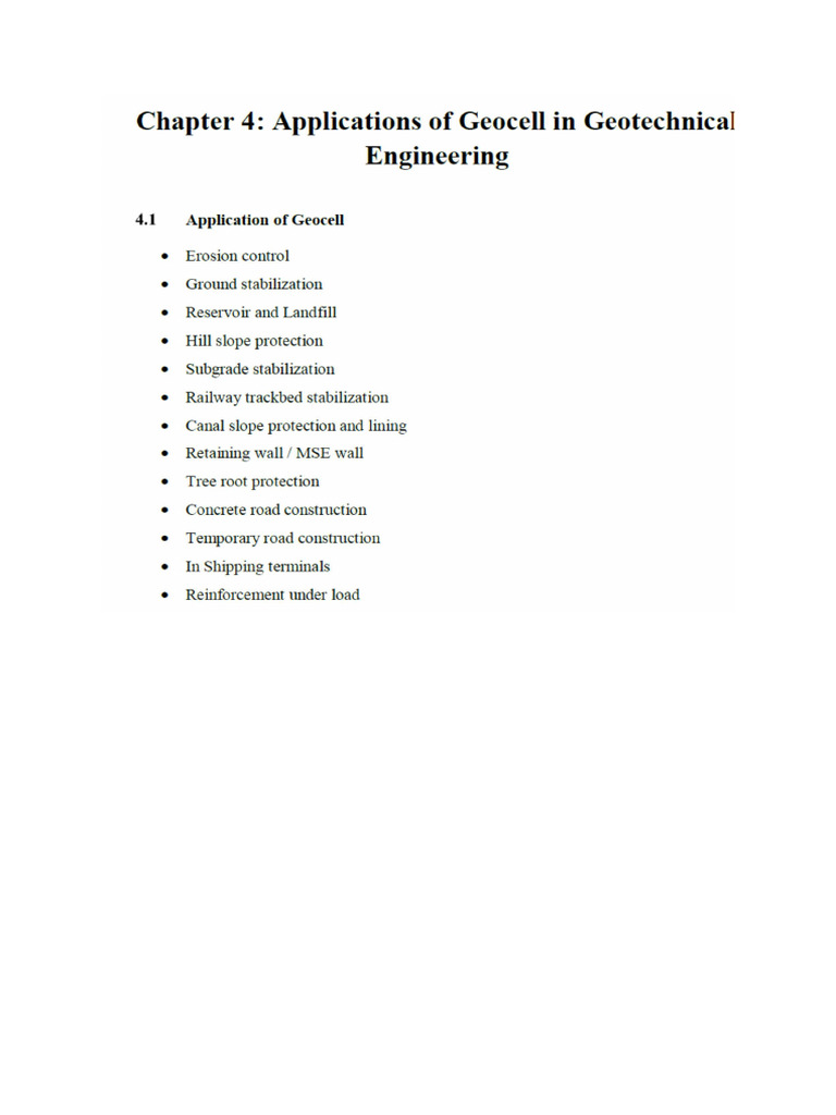 Application of Geocell | PDF