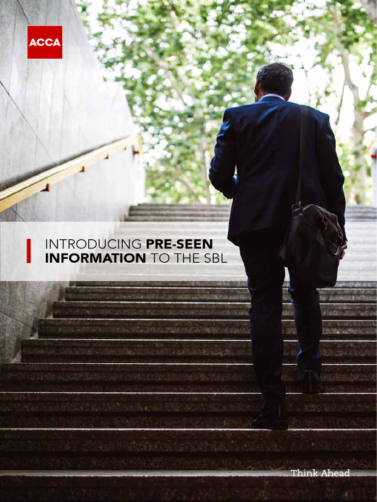 Introducing Pre-seen Information to the SBL | PDF