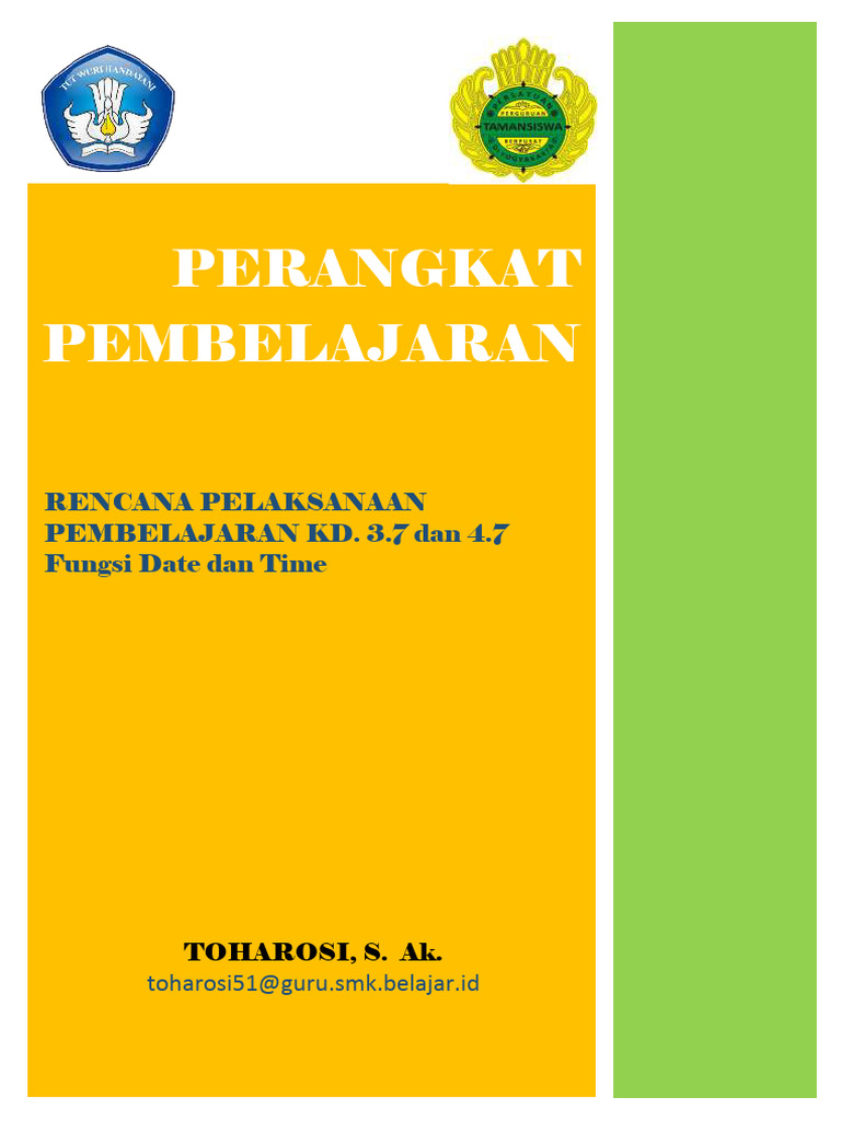 RPP Spreadsheet | PDF