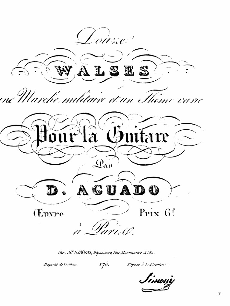 Aguado, D. - Complete Guitar Works of Dionisio Aguado, Volume 4 | PDF