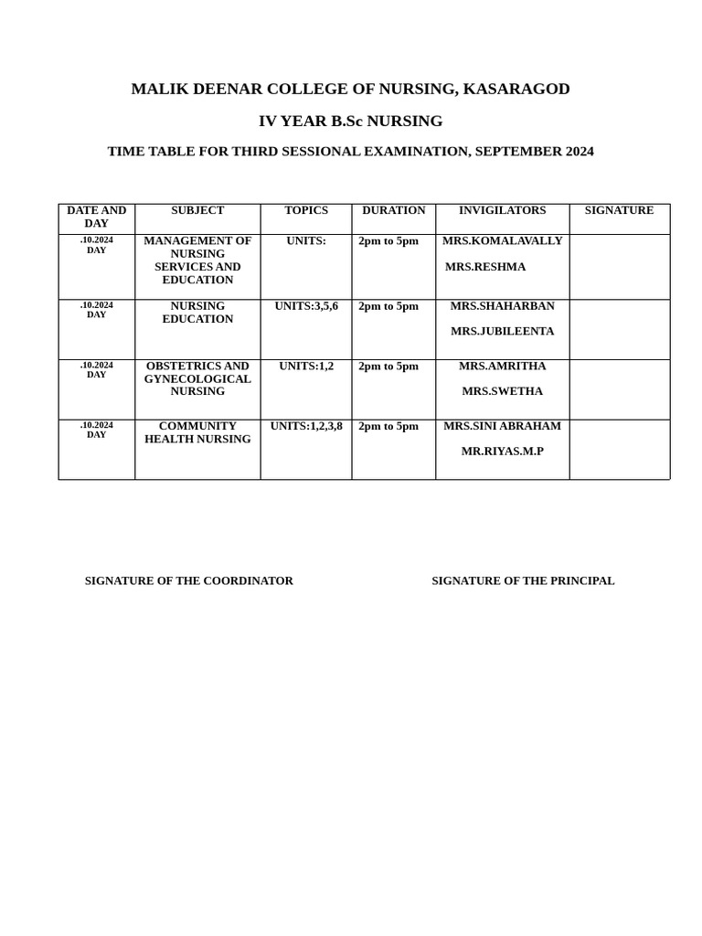 First Sessional Exam | PDF