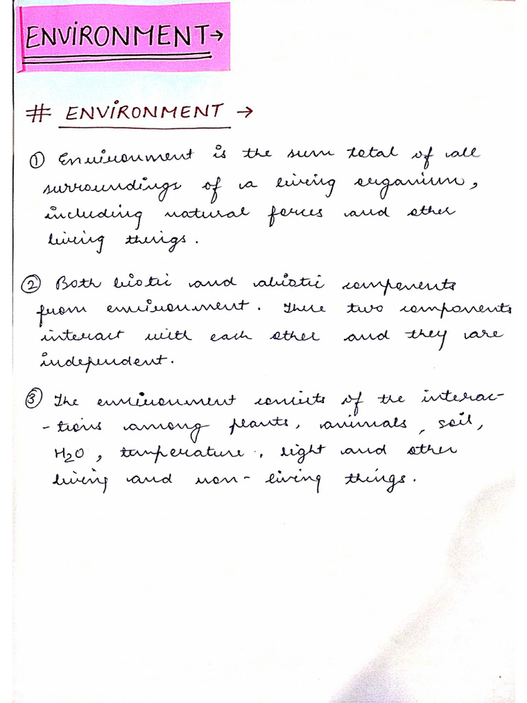 ( Unit-I ) EVS | PDF