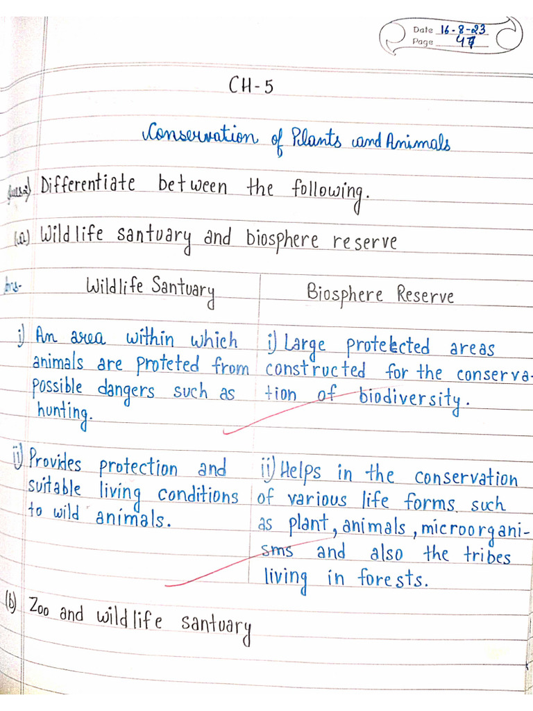 conservation of plants and animals | PDF