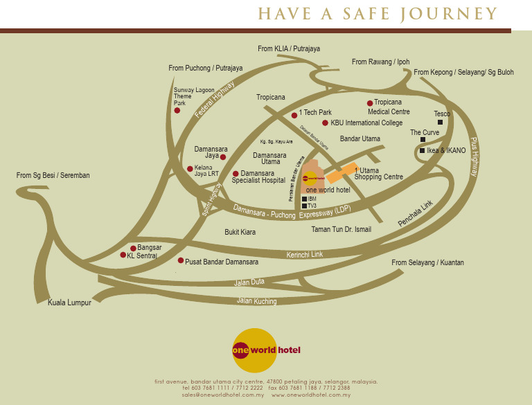 4 One World Hotel Location Map | PDF