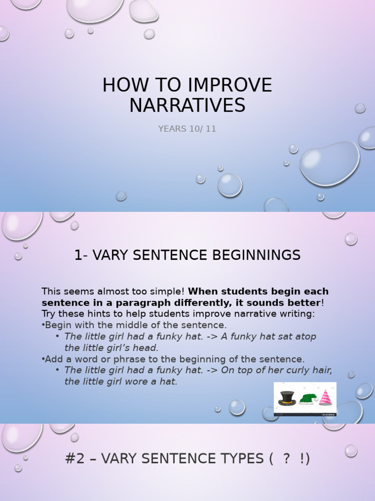 Revision As - How To Improve Narratives Years 11 and 12 | PDF