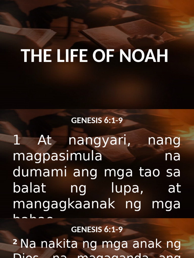 THE-LIFE-OF-NOAH | PDF