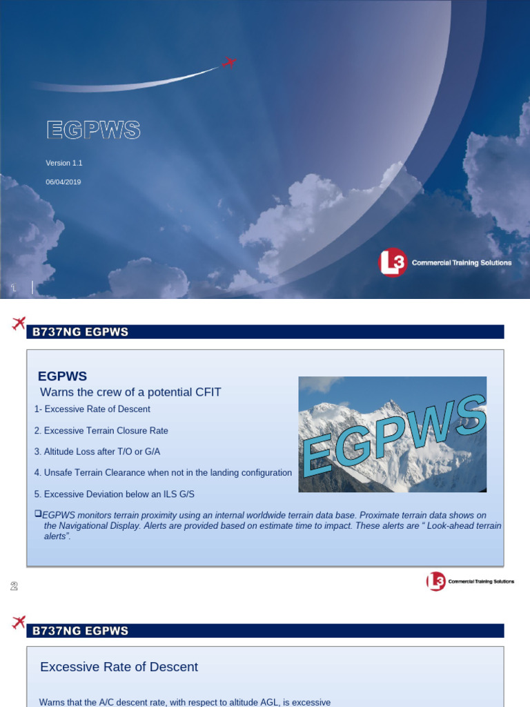 Egpws 737NG FFS | PDF