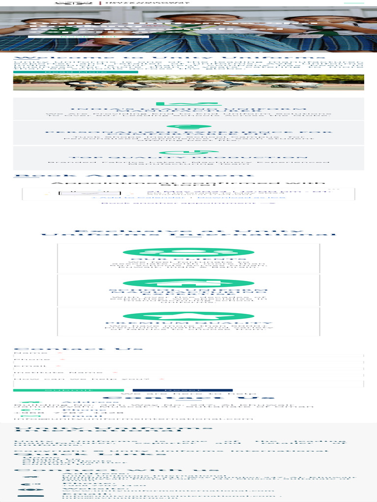 Unity Uniforms Home | PDF