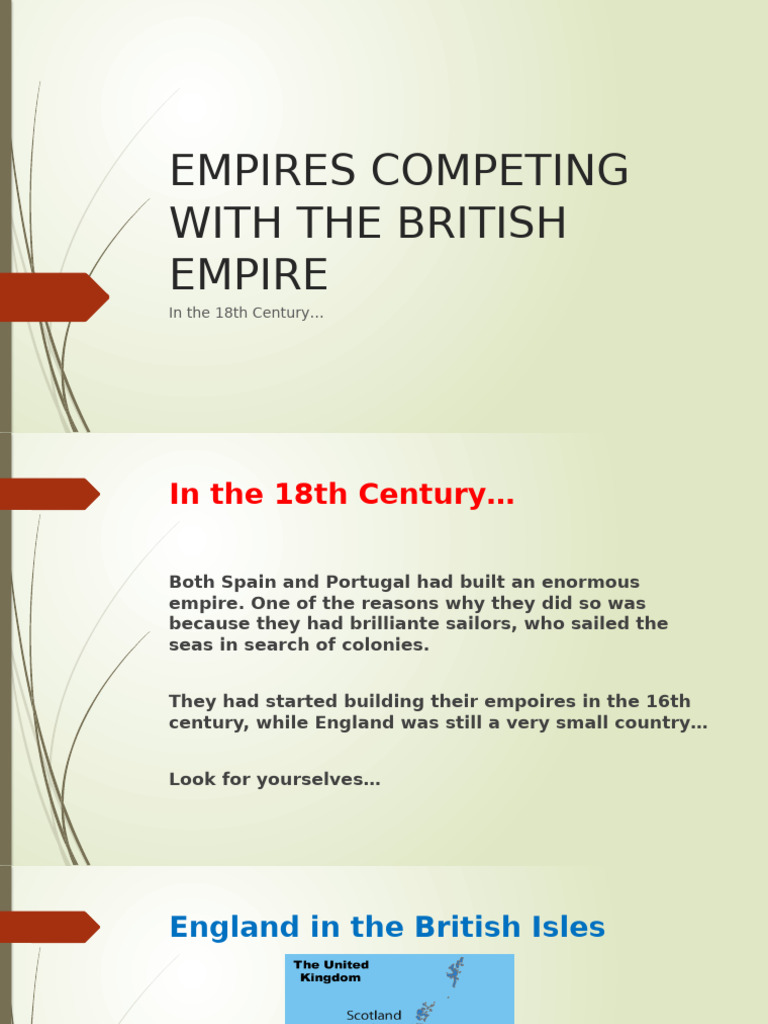 Empires Competing With The British Empire | PDF