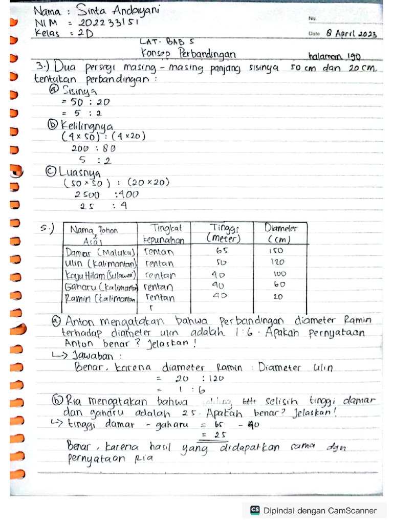 Lat. Konsep Perbandingan | PDF