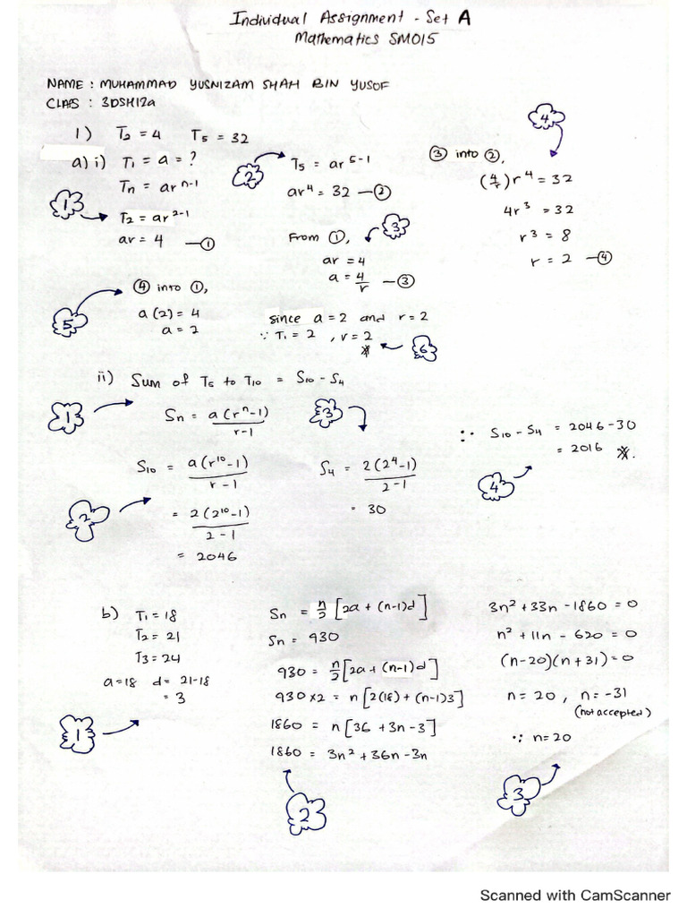 DRAFT Assignment Math sm015 | PDF