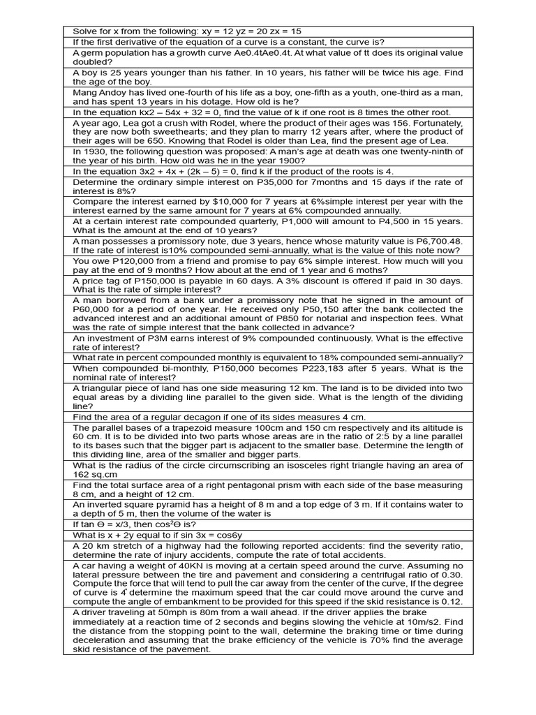 Problem Week 2 | PDF