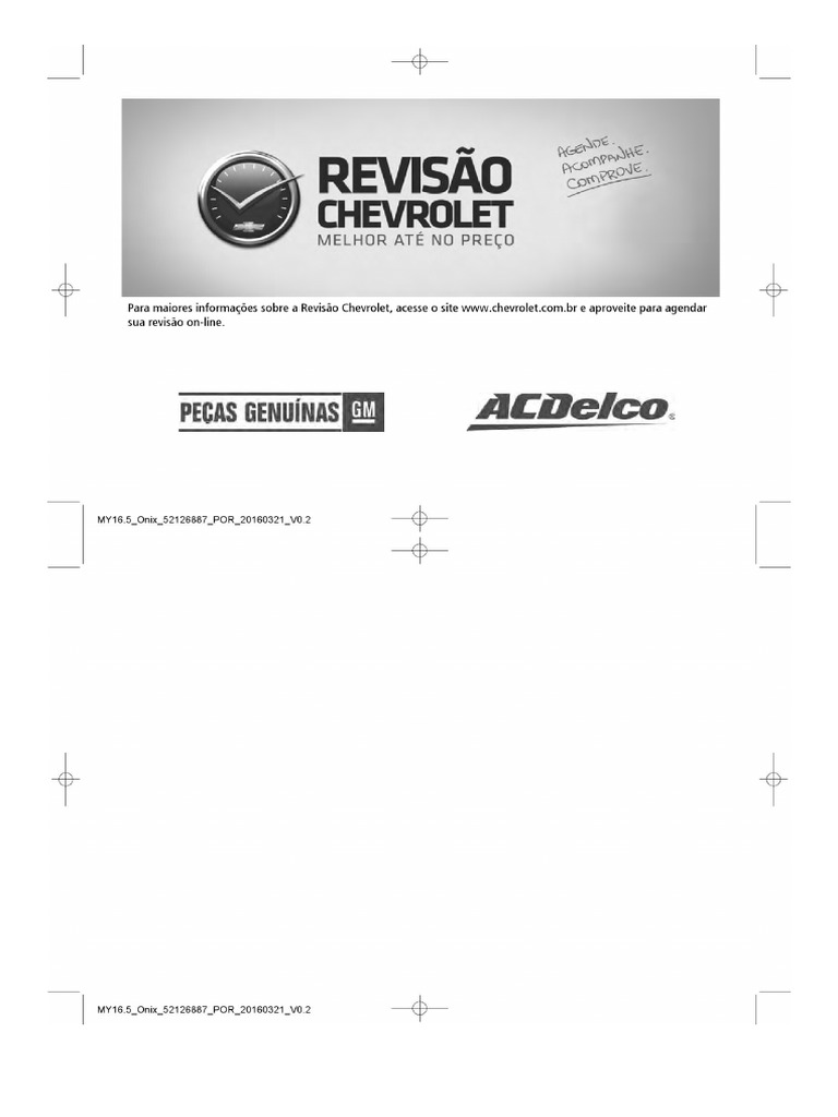 Manual Chevrolet Onix - 2016 | PDF