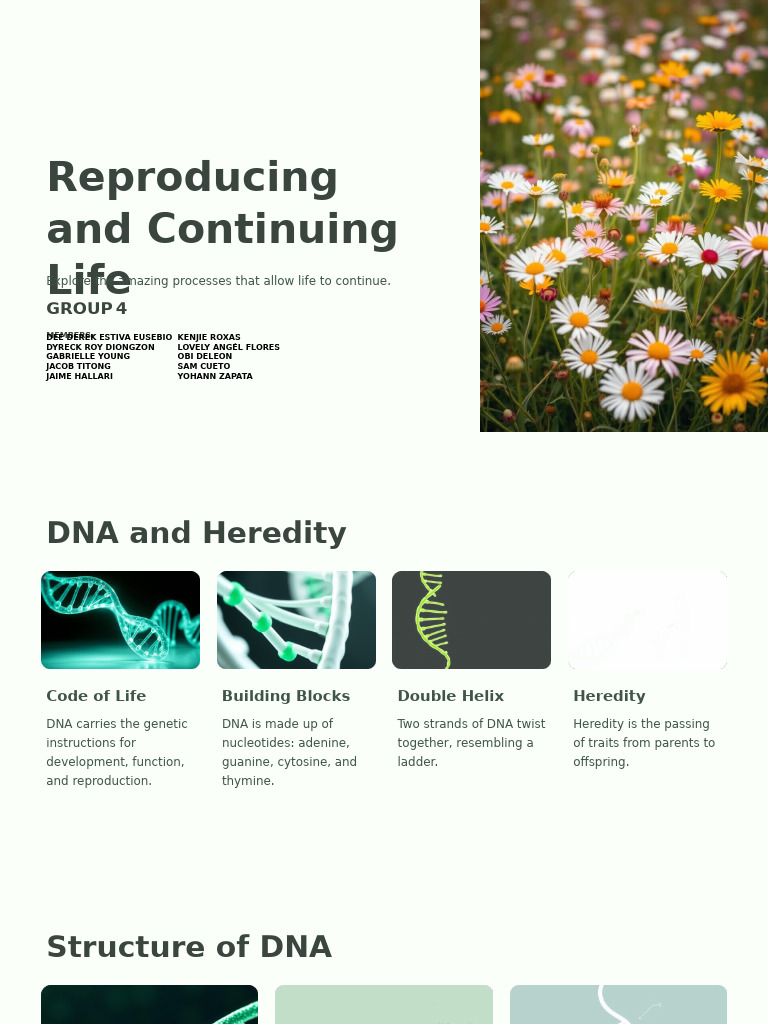 Reproducing and Continuing Life | PDF