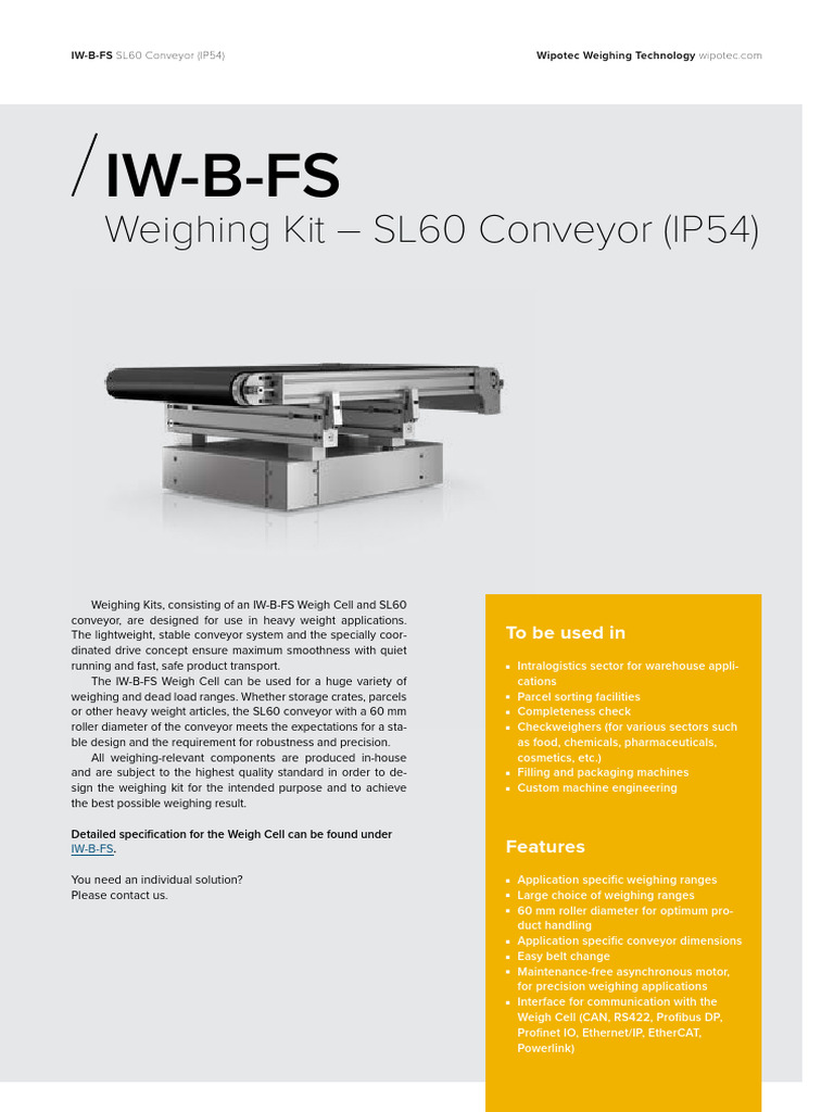 Precision Weighing Solutions | PDF