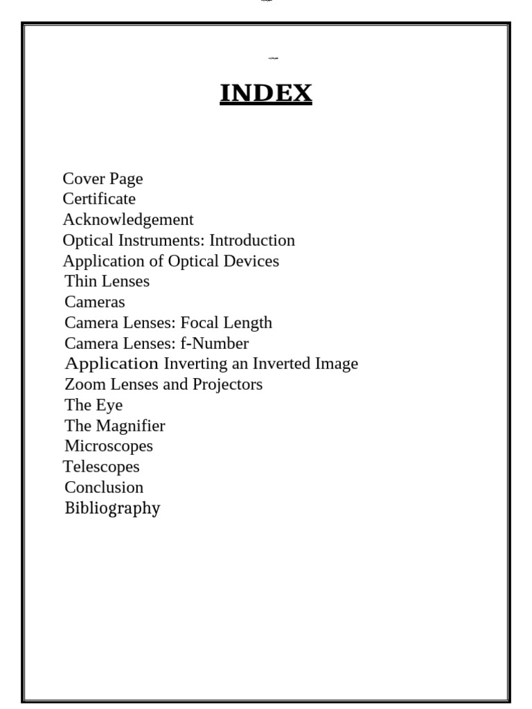 Physics Optical Instruments | PDF