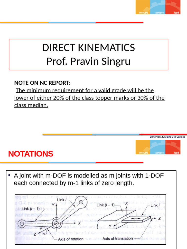 DIRECT KINEMATICS-final | PDF