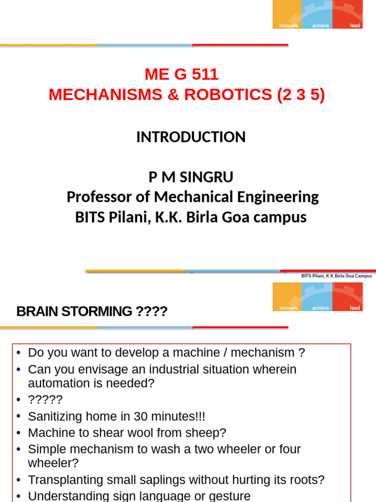 Introduction Lecture 1 | PDF