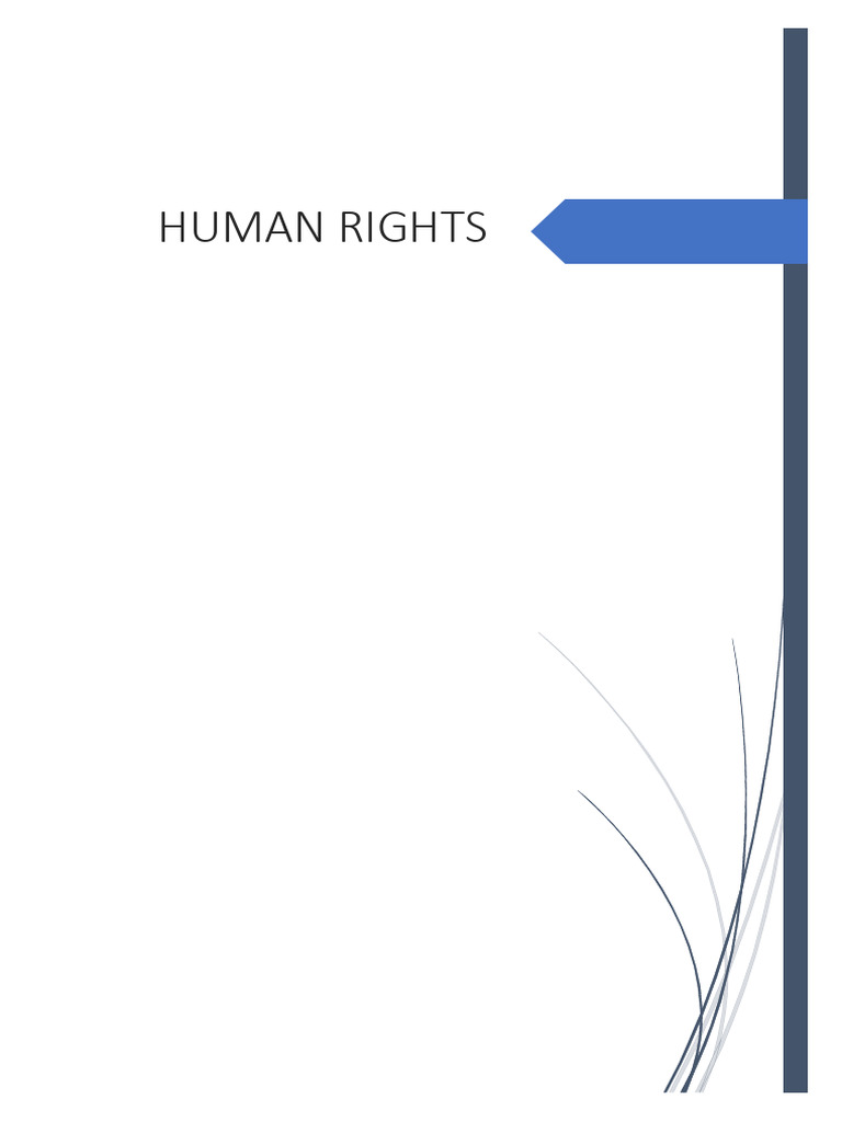 Human Rights. | PDF