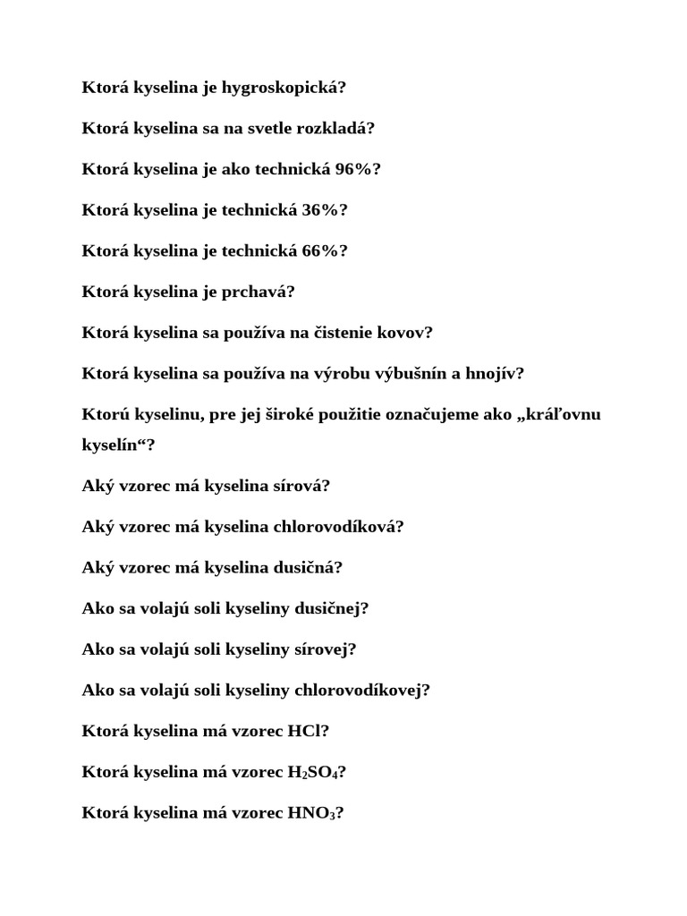 Otã¡zky 8.r. 1 | PDF