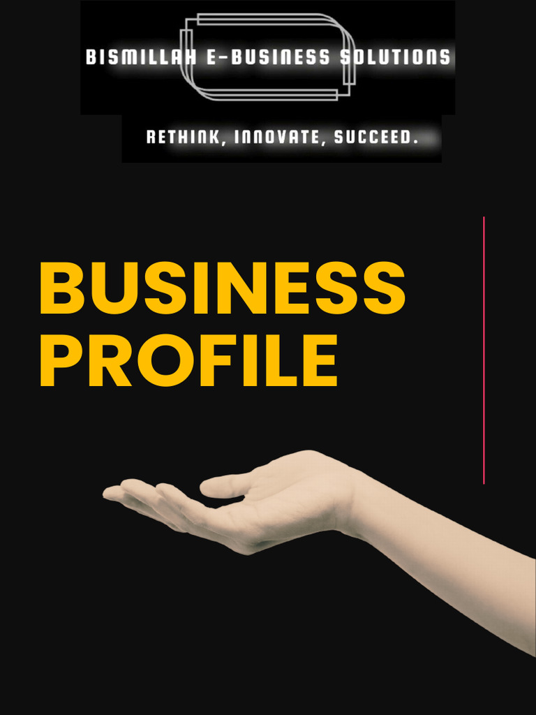 Bismillah BUSINESS PROFILE | PDF