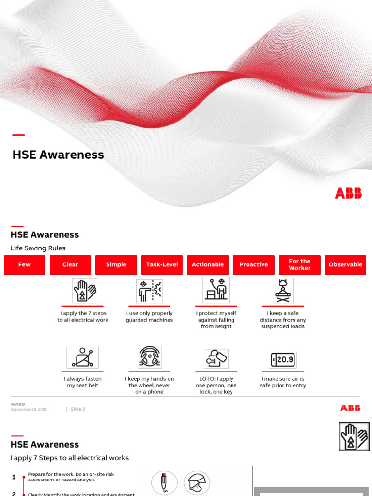 HSE Awareness - CP | PDF