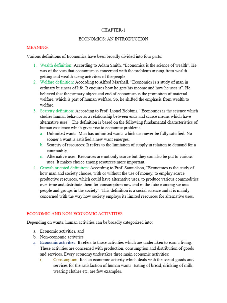 Chapter-1 Introduction (Statistics) | PDF