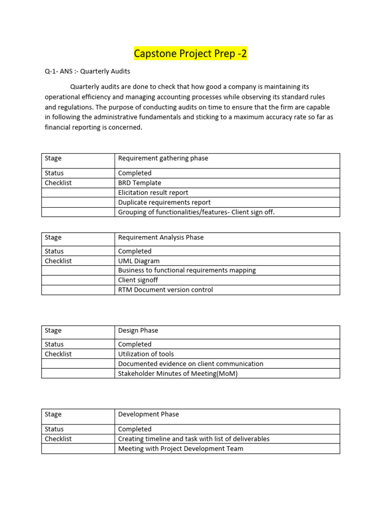 Capstone Project 1 Prep 2 | PDF