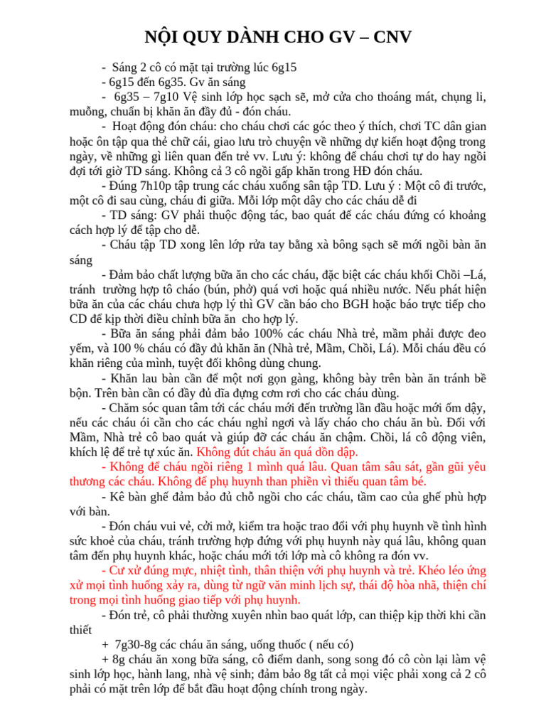 N I Quy Dành Cho GV B Sung | PDF