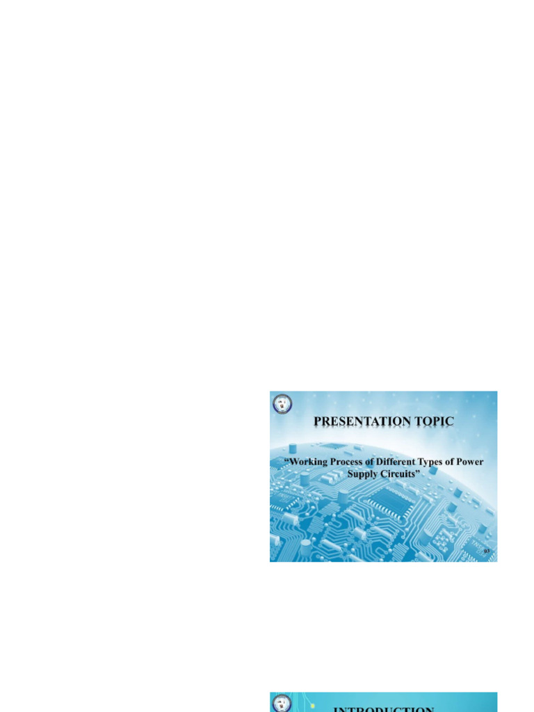 Presentation Electronic | PDF