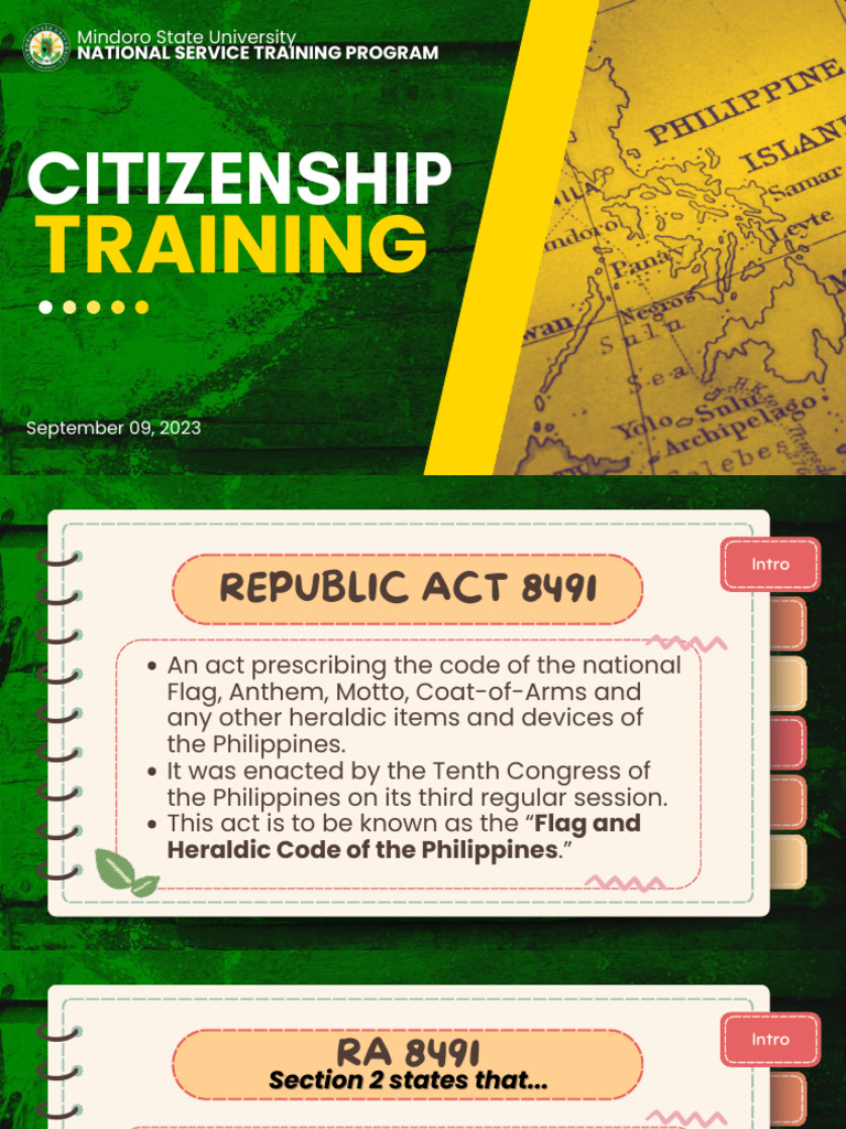 Citizenship Training NSTP PPT Compressed | PDF