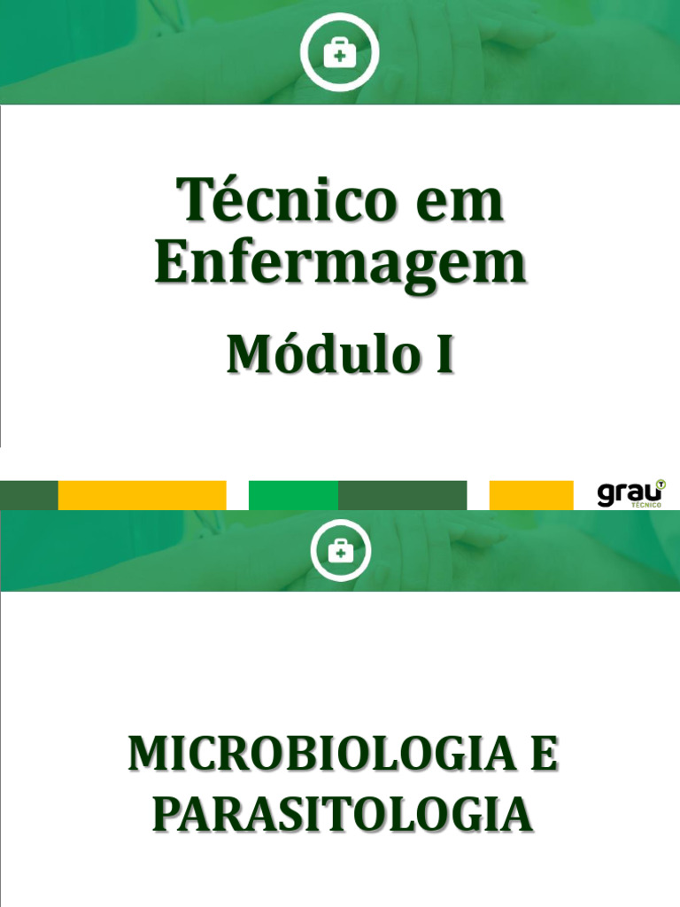 Slides Enf - Módulo I - Microbiologia e Parasitologia 2 | PDF