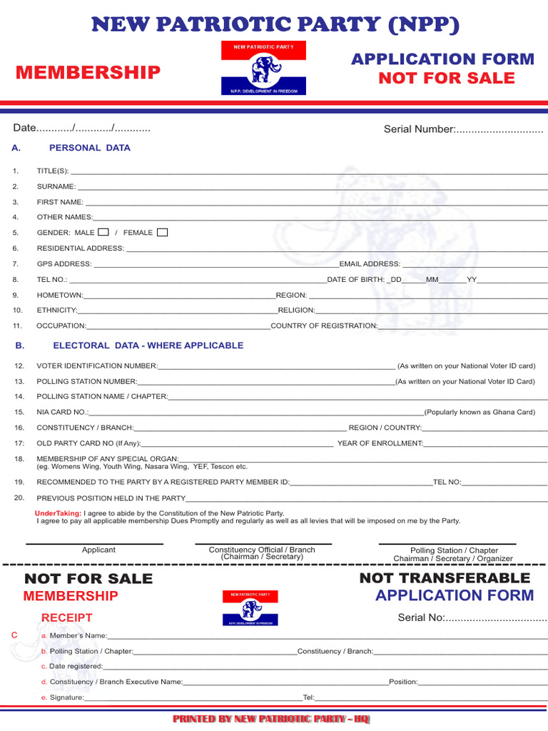 MEMBERSHIP-FORM | PDF
