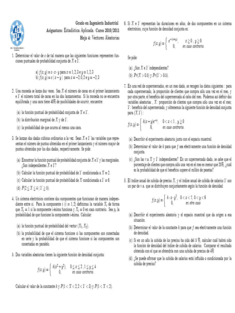 SOLUCION HOJA 4 | PDF