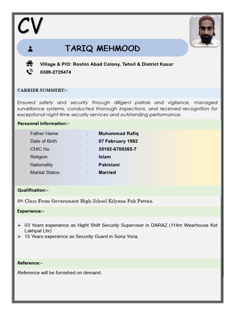 cv faiz (1) | PDF