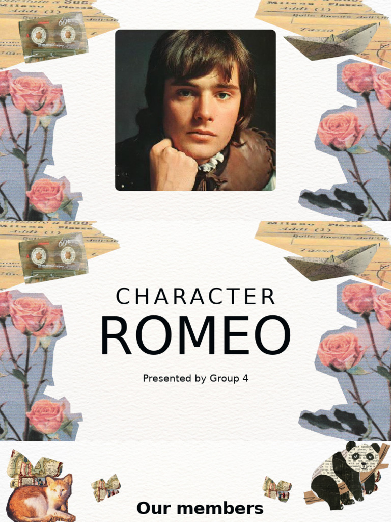 Character Romeo-William Shakepeare | PDF | Characters In Romeo And ...