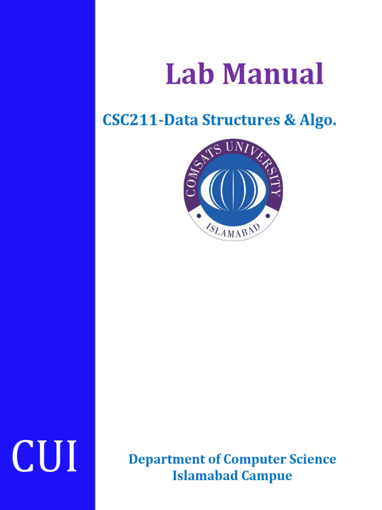 Lab Manual DS SP22 - V3.0 | PDF