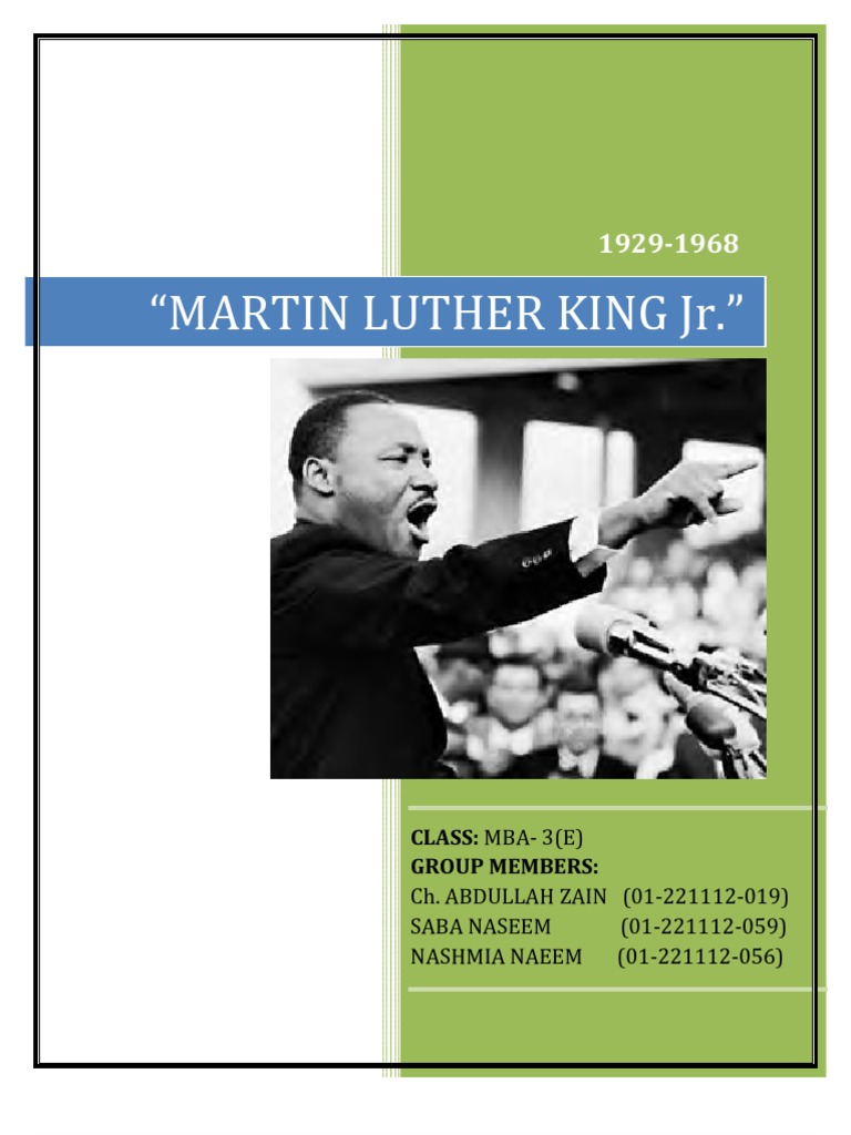 MLK - Final Presentation 33333 | PDF | African American Civil Rights ...