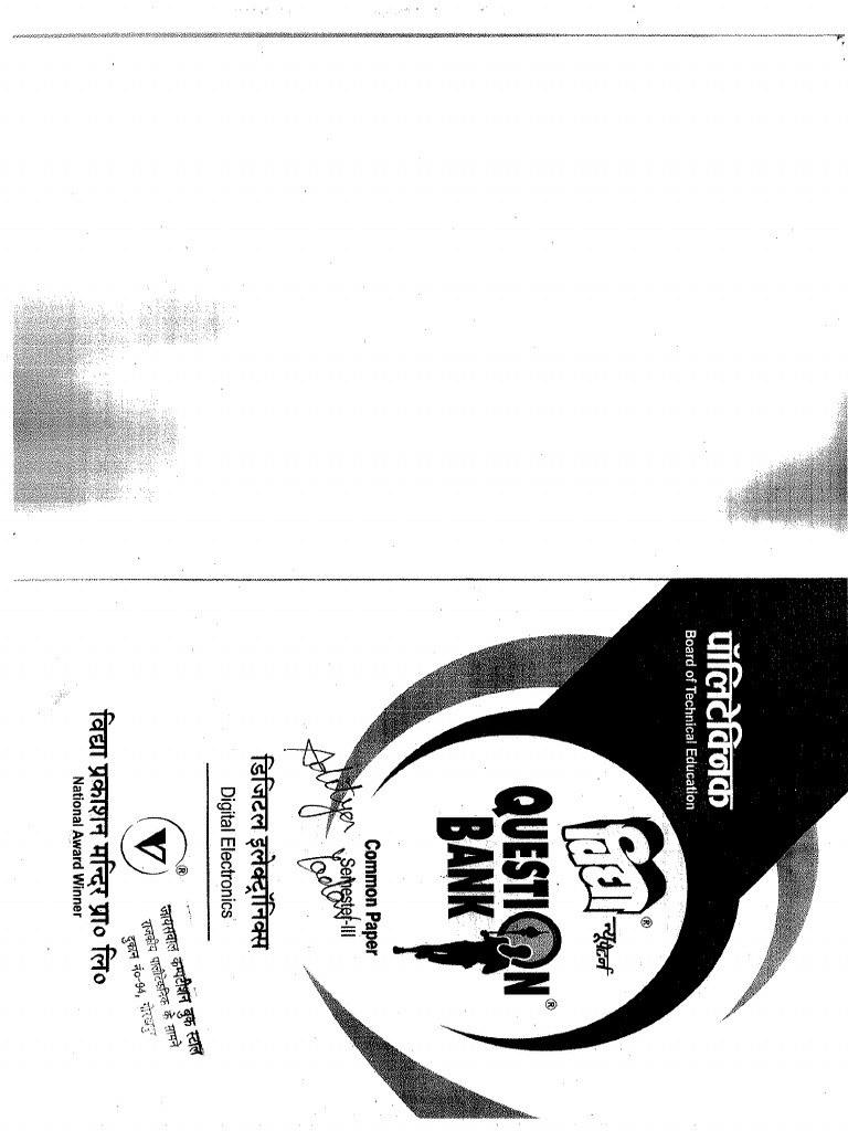 Digital electronics question bank | PDF