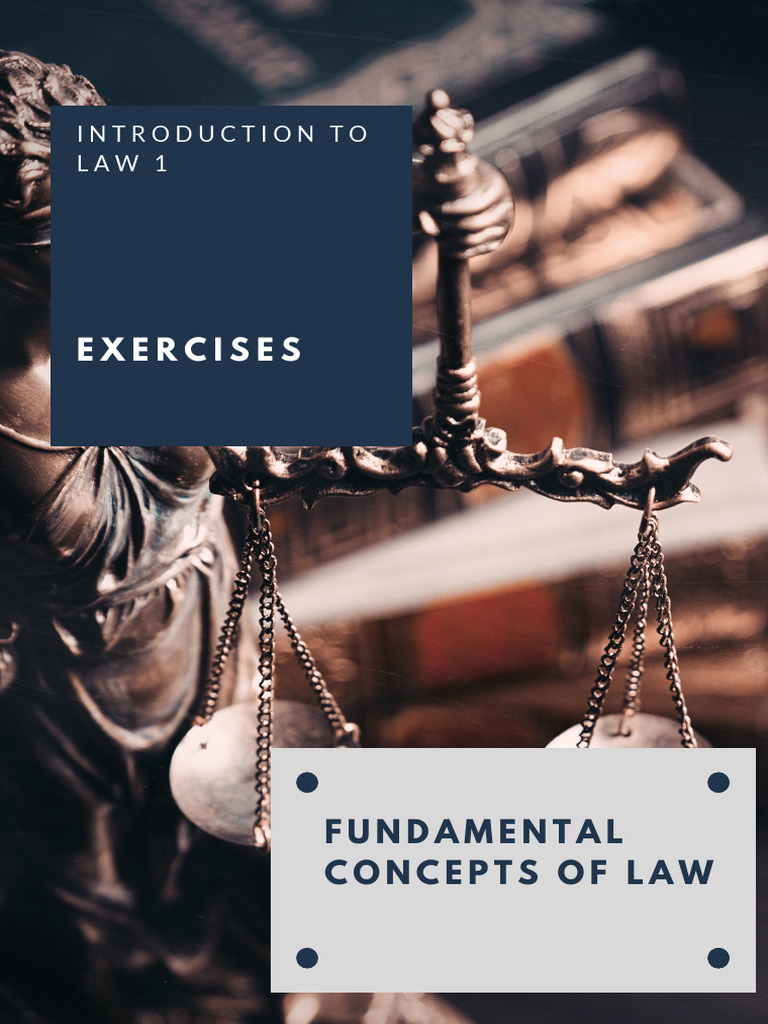 23-24 Introduction To Law - Workshop 1 - Fundamental Concepts of Law ...