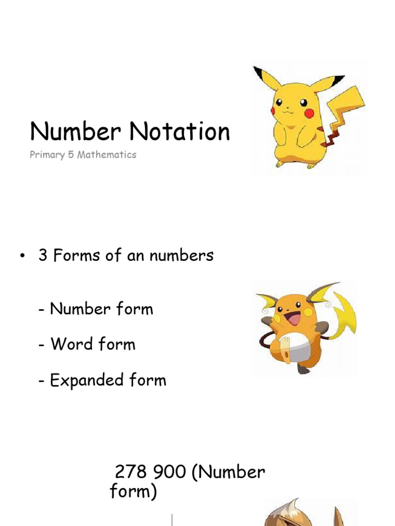 Number Notation | PDF