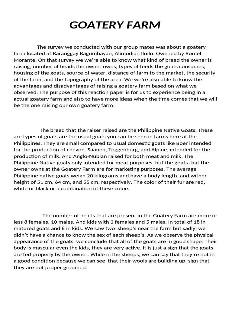 Goatery Farm (Autorecovered) | PDF