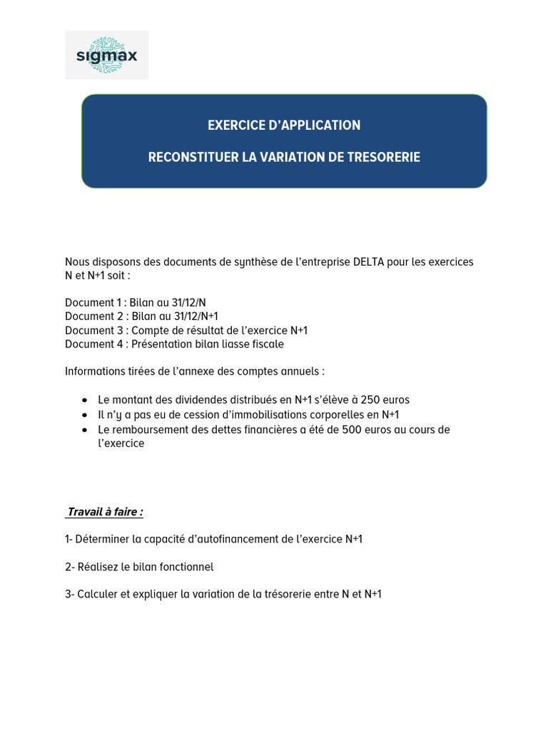 5 - Exercice Application DELTA | PDF