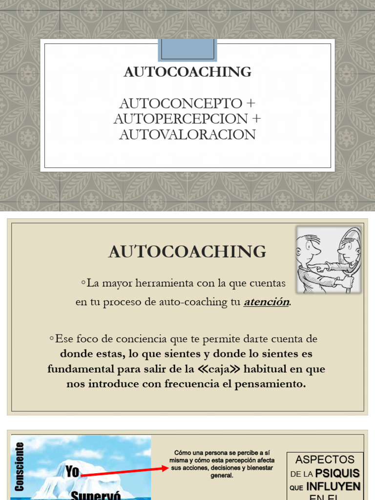 Autoconcepto Autopercepcion Autovaloracion | PDF